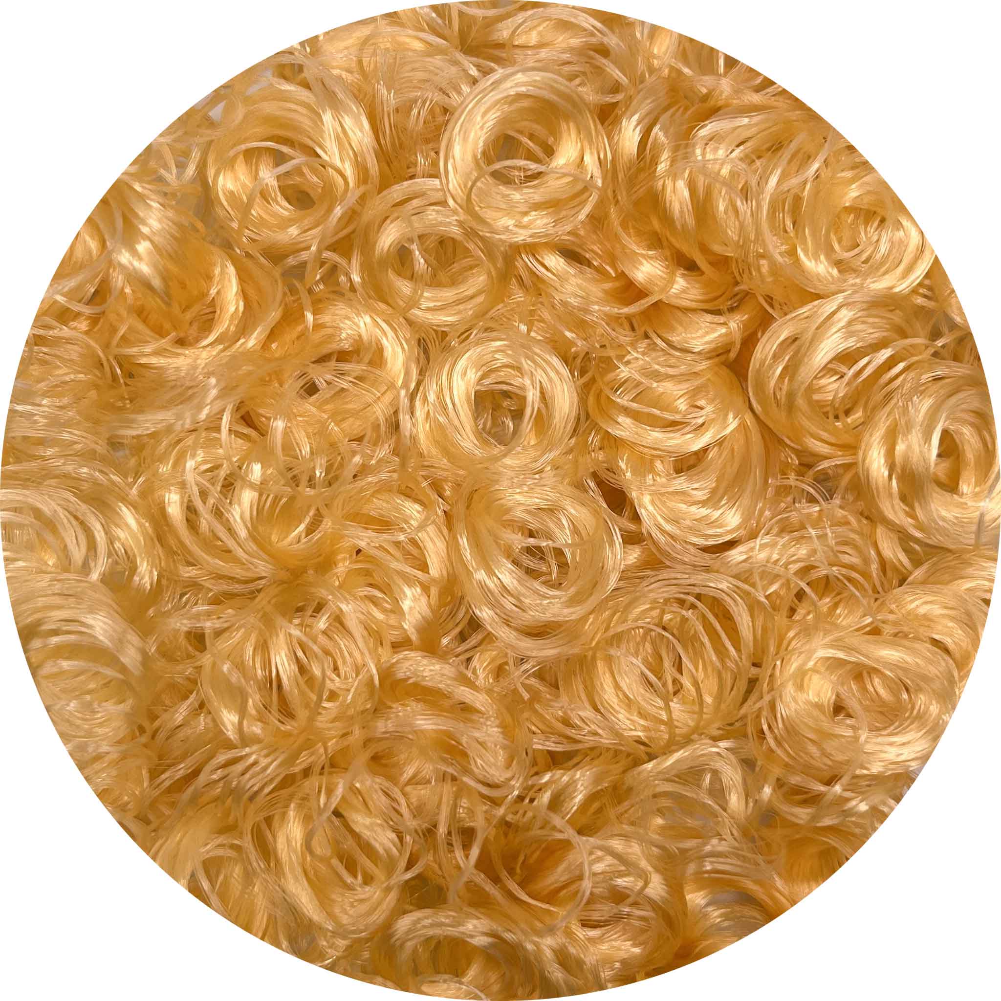 Buttercup Blonde Curly Saran Doll Hair – Dollyhair™