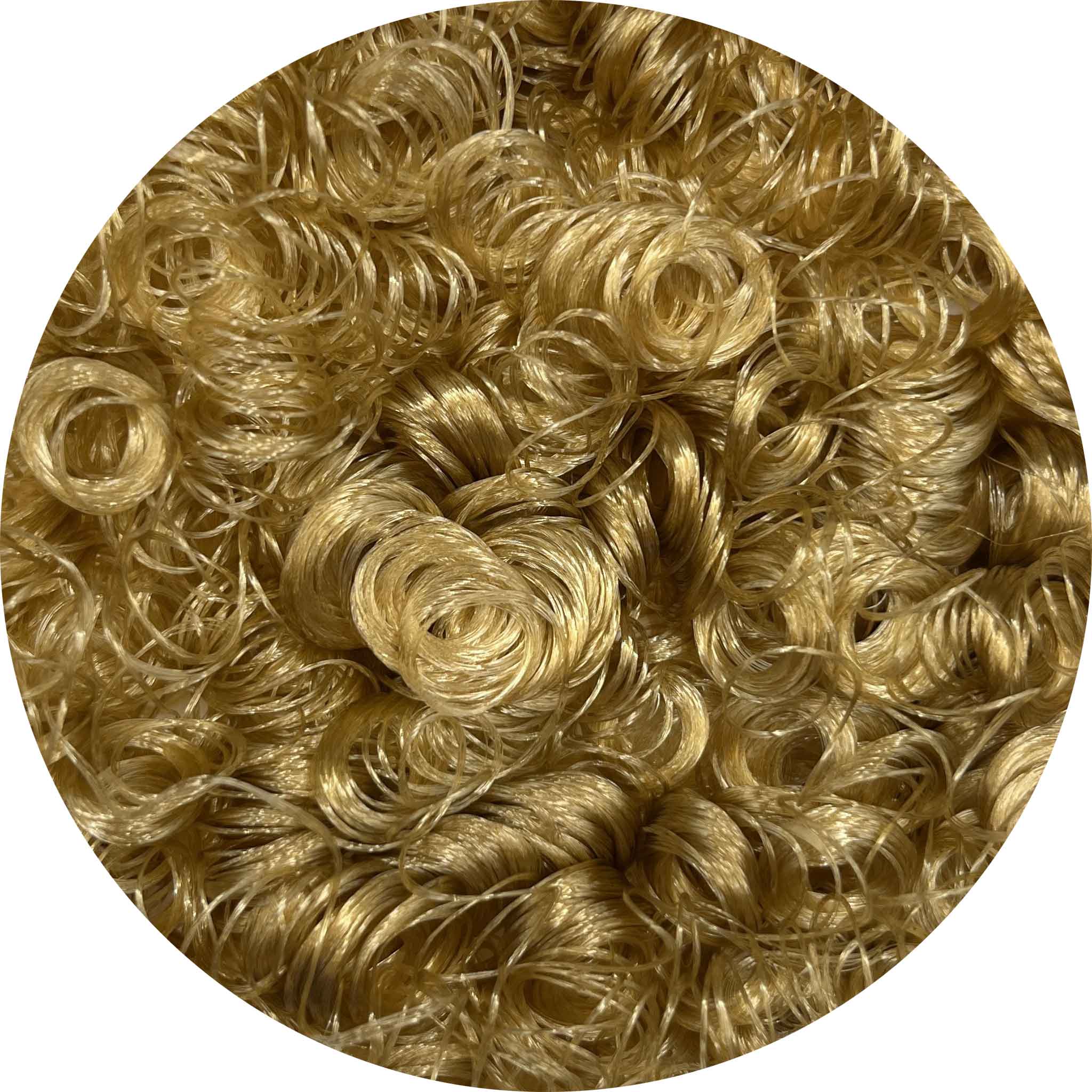 Copper Blonde Curly Saran Doll Hair – Dollyhair™