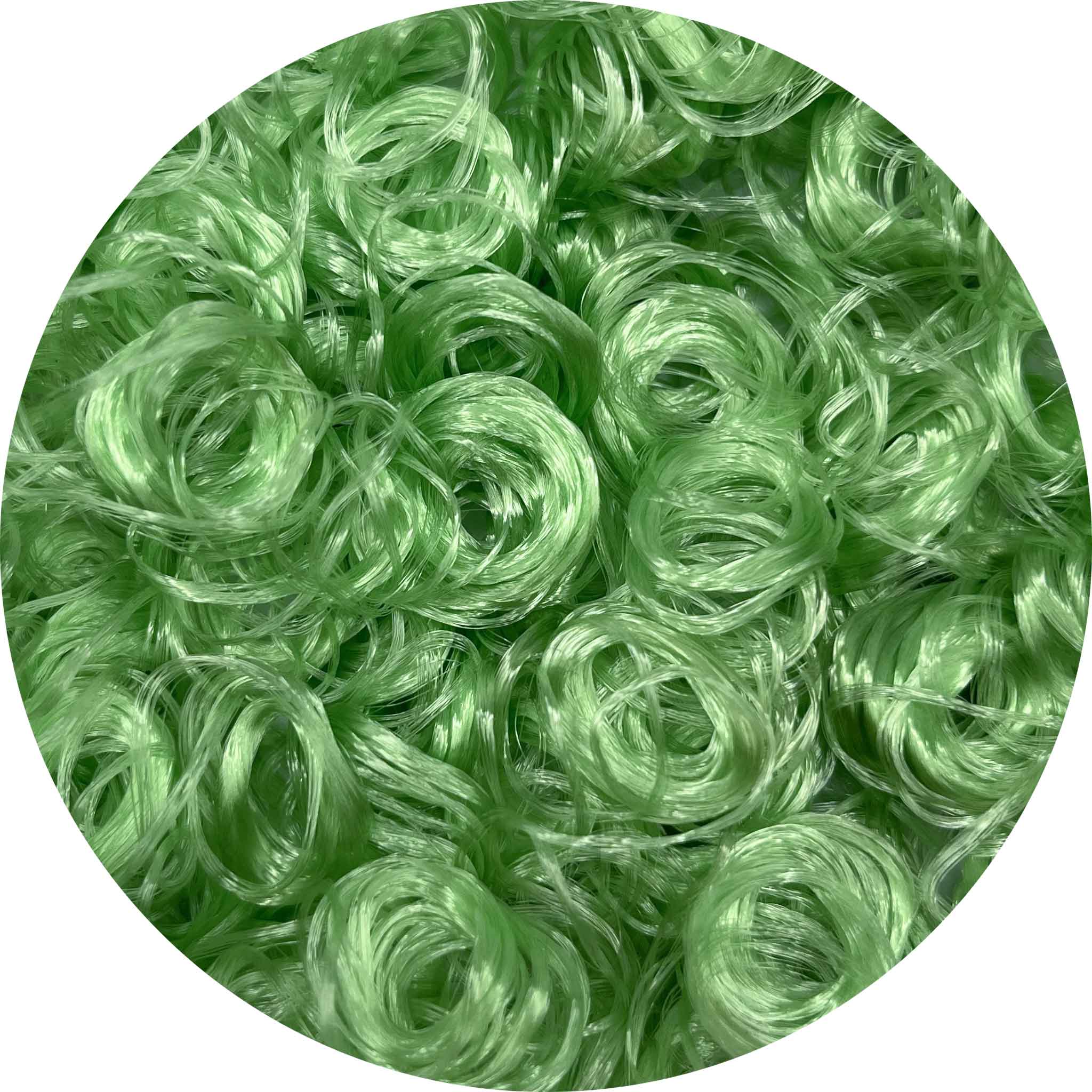 Seafoam Green Curly Saran Doll Hair – Dollyhair™