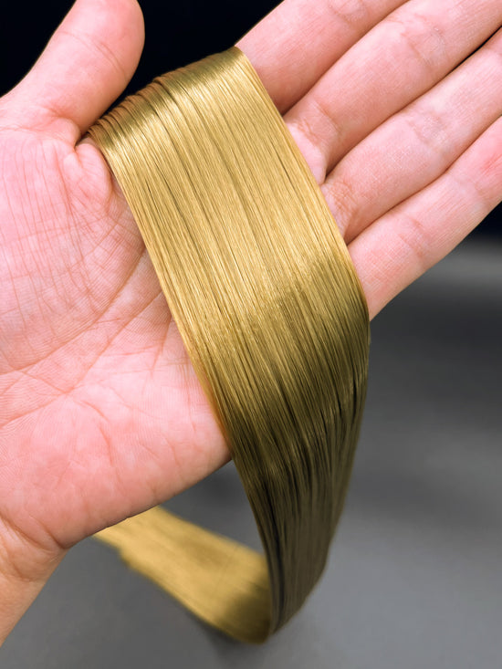 Honey Blonde Saran Doll Hair – Dollyhair™